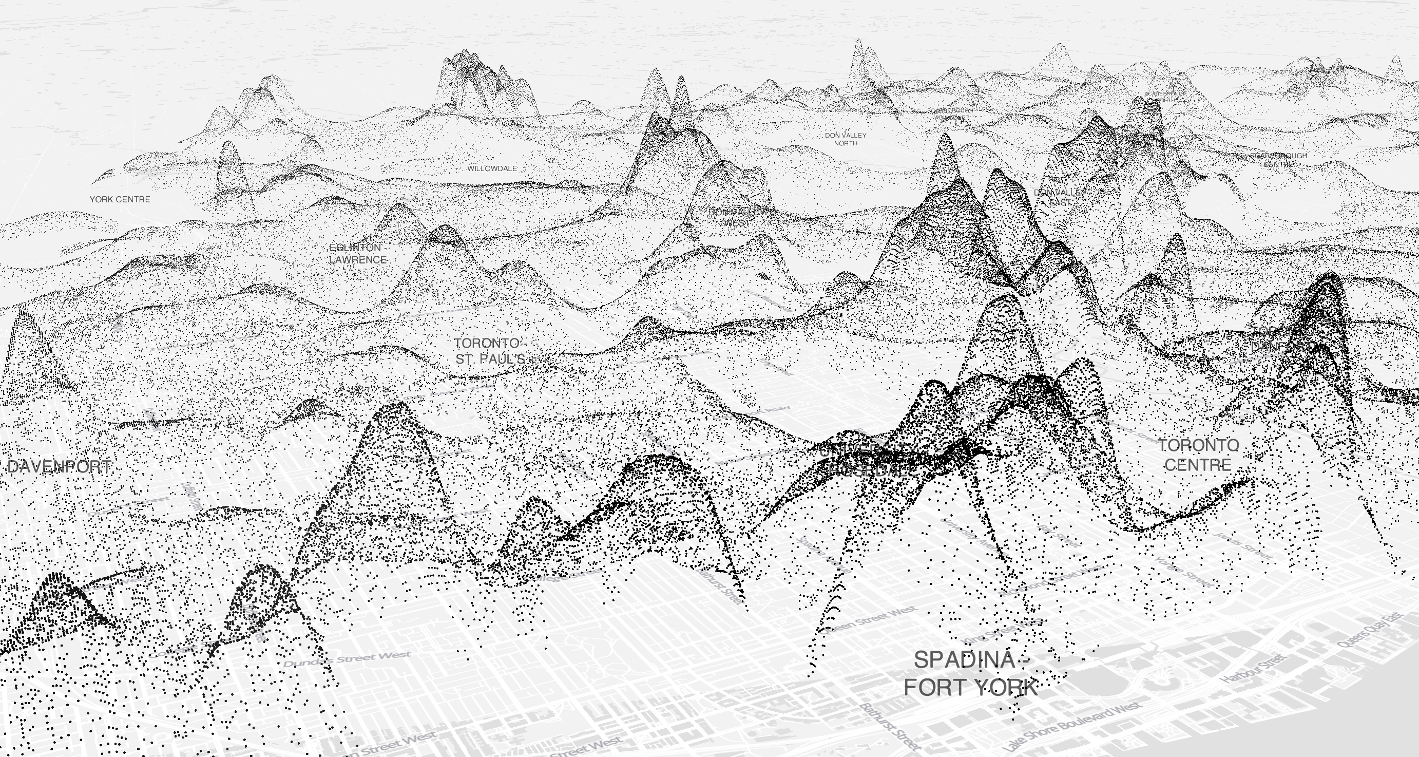 Toronto 2021 Dot Density Map | School of Cities